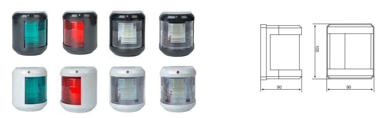 ไฟสัญญาณนำทาง LED สำหรับเรือยอทช์ CXH-4P